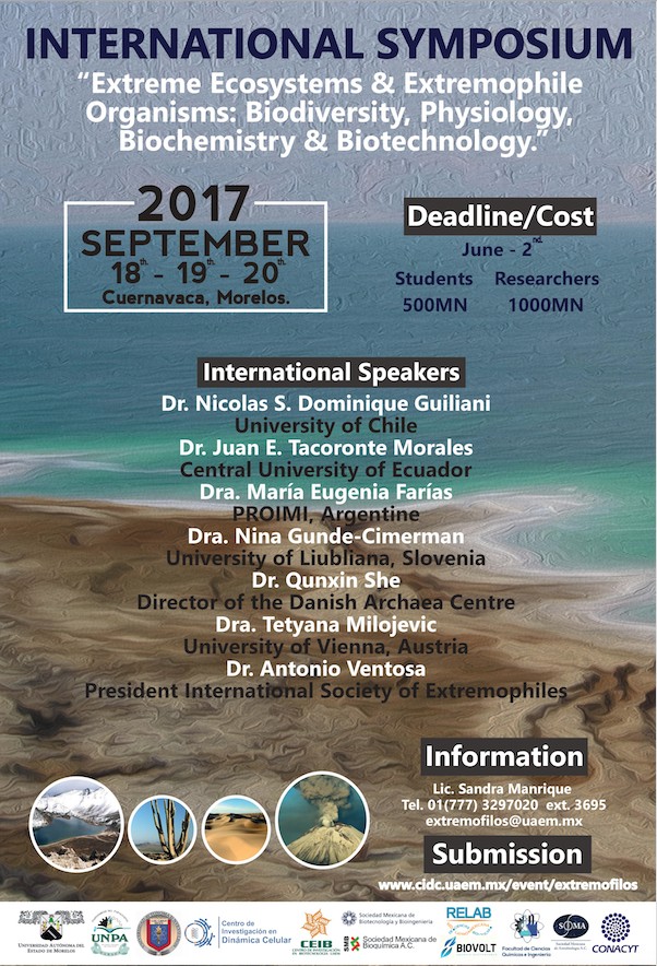 INTERNATIONAL SYMPOSIUM "Extreme Ecosystems & Extremophile Organisms ...