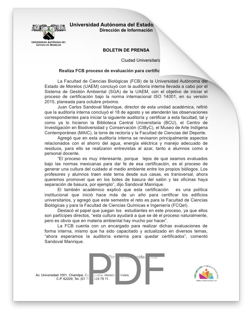 Realiza FCB proceso de evaluación para certificación ambiental ...