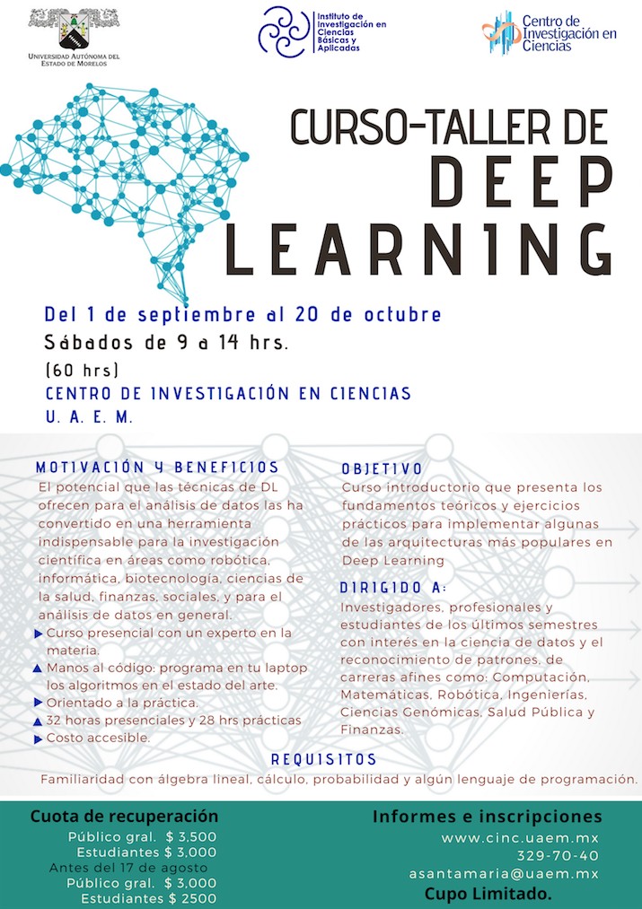 Curso - Taller de DEEP LEARNING - Universidad Autónoma del Estado de ...