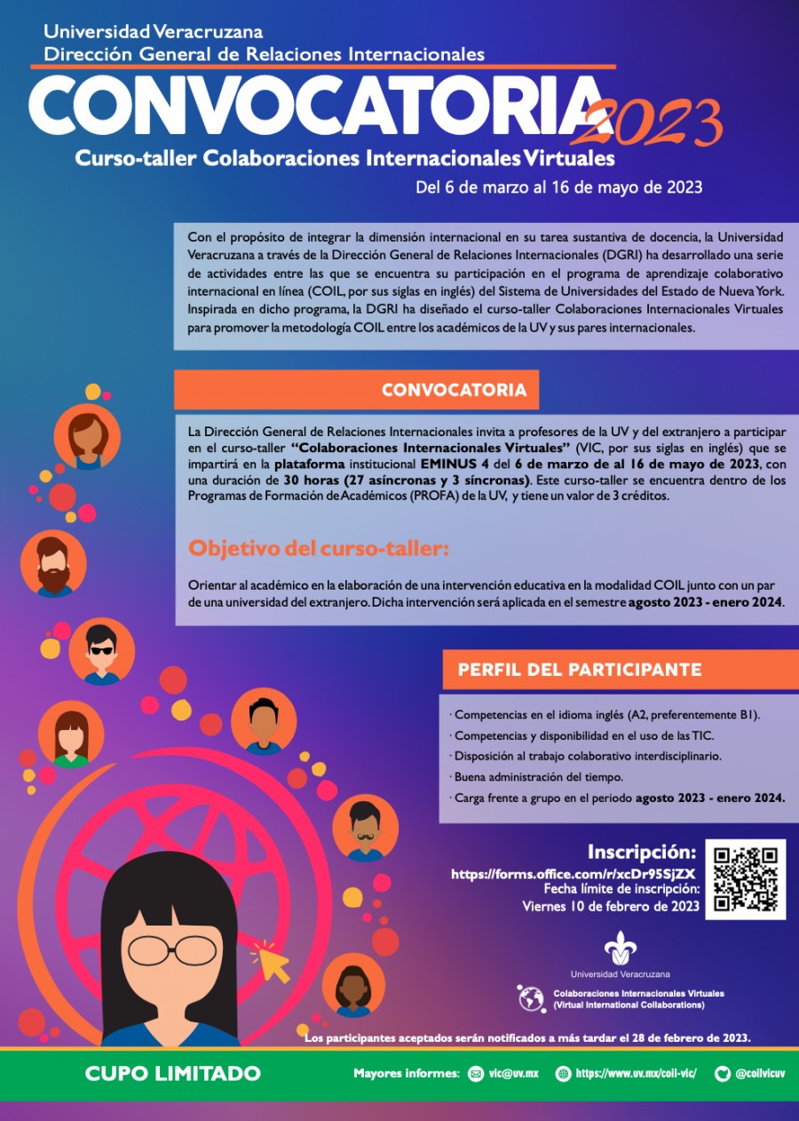 Curso-taller Colaboraciones Internacionales Virtuales 2023 - Universidad Autónoma del Estado de ...