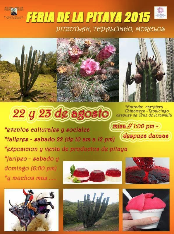 Participará UAEM en la Primera Feria de la Pitaya 2015 - Universidad ...