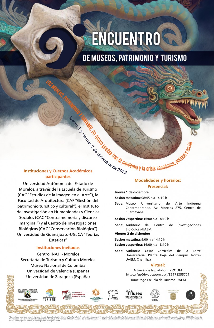 9º Encuentro de Museos, Patrimonio y Turismo - Universidad Autónoma del Estado de Morelos