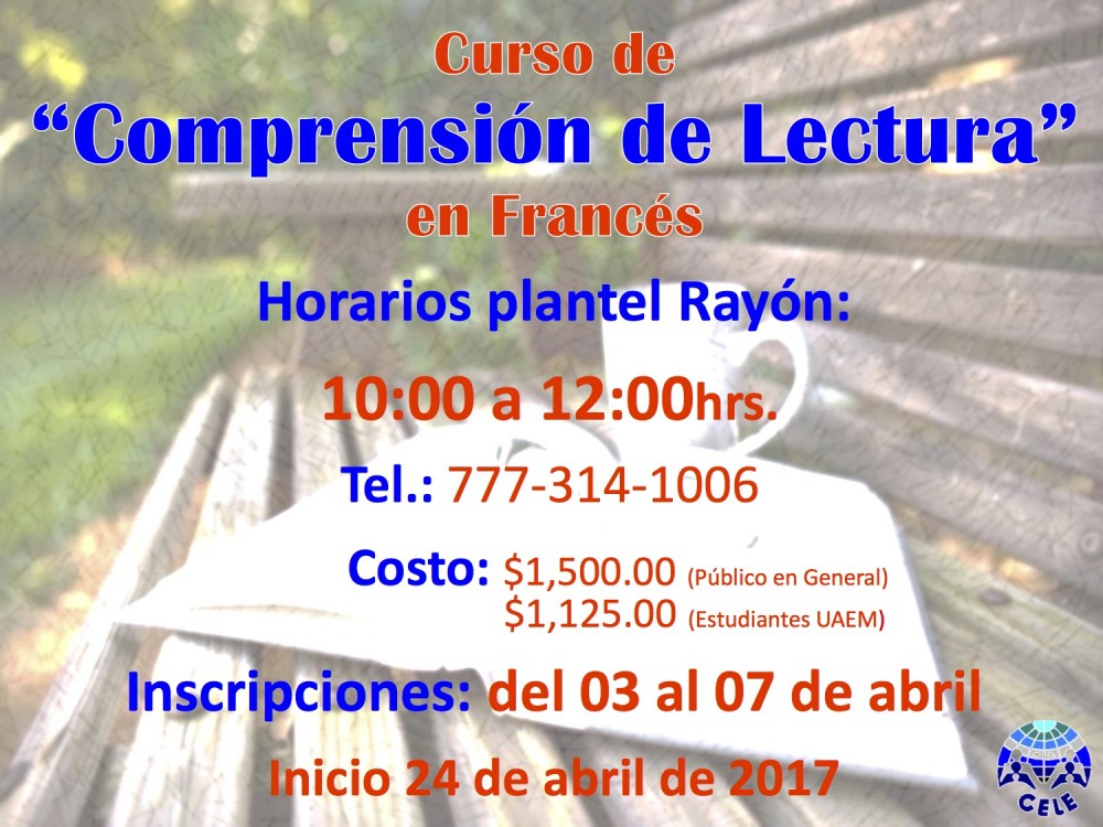Curso de Comprensión de Lectura en Francés - Universidad Autónoma del ...
