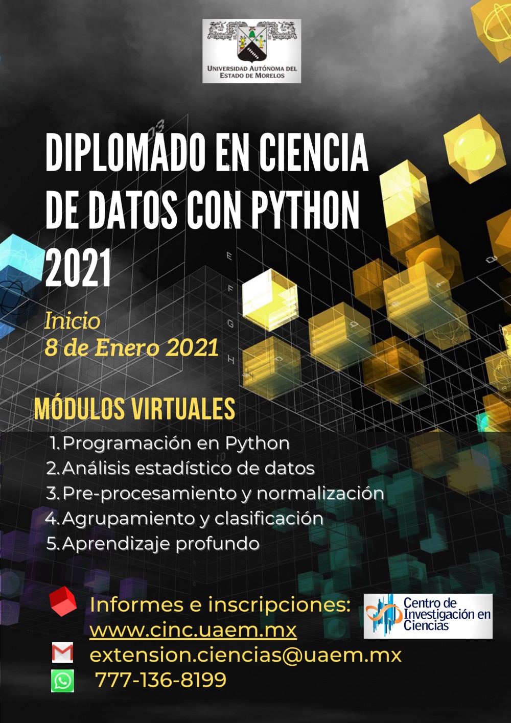Diplomado en Ciencia de Datos con Python 2021 - Universidad Autónoma ...