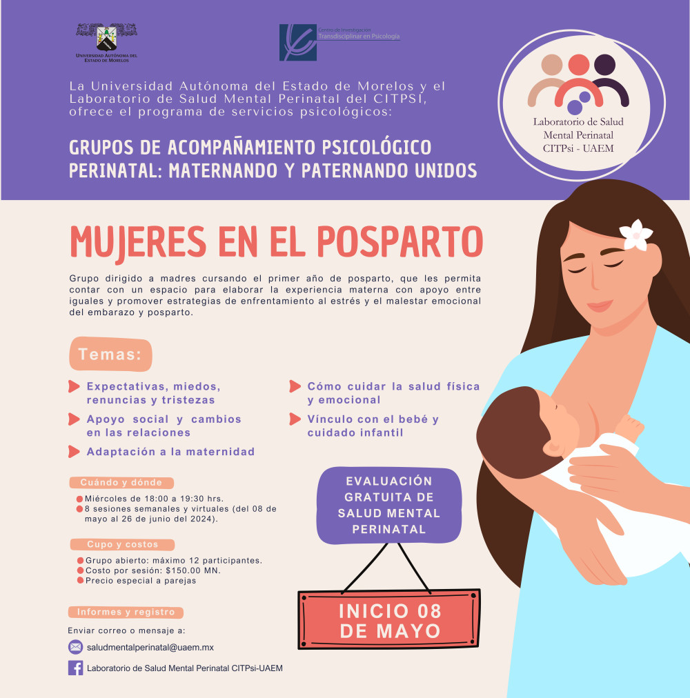 Mujeres en el postparto - Universidad Autónoma del Estado de Morelos