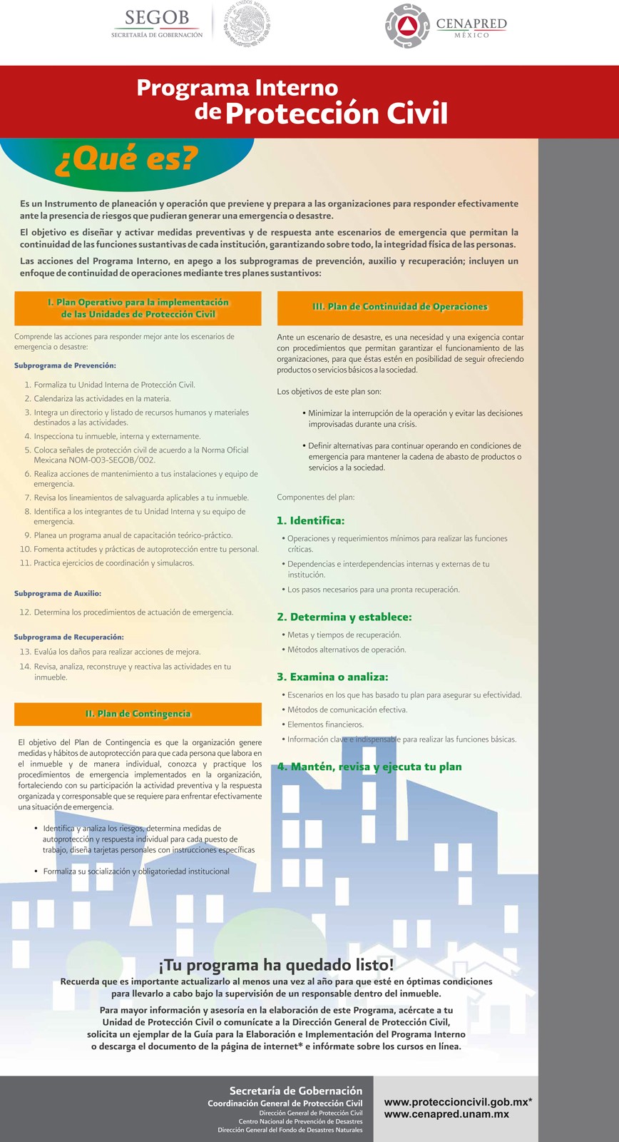Programa Interno de Protección Civil - Universidad Autónoma del Estado de Morelos