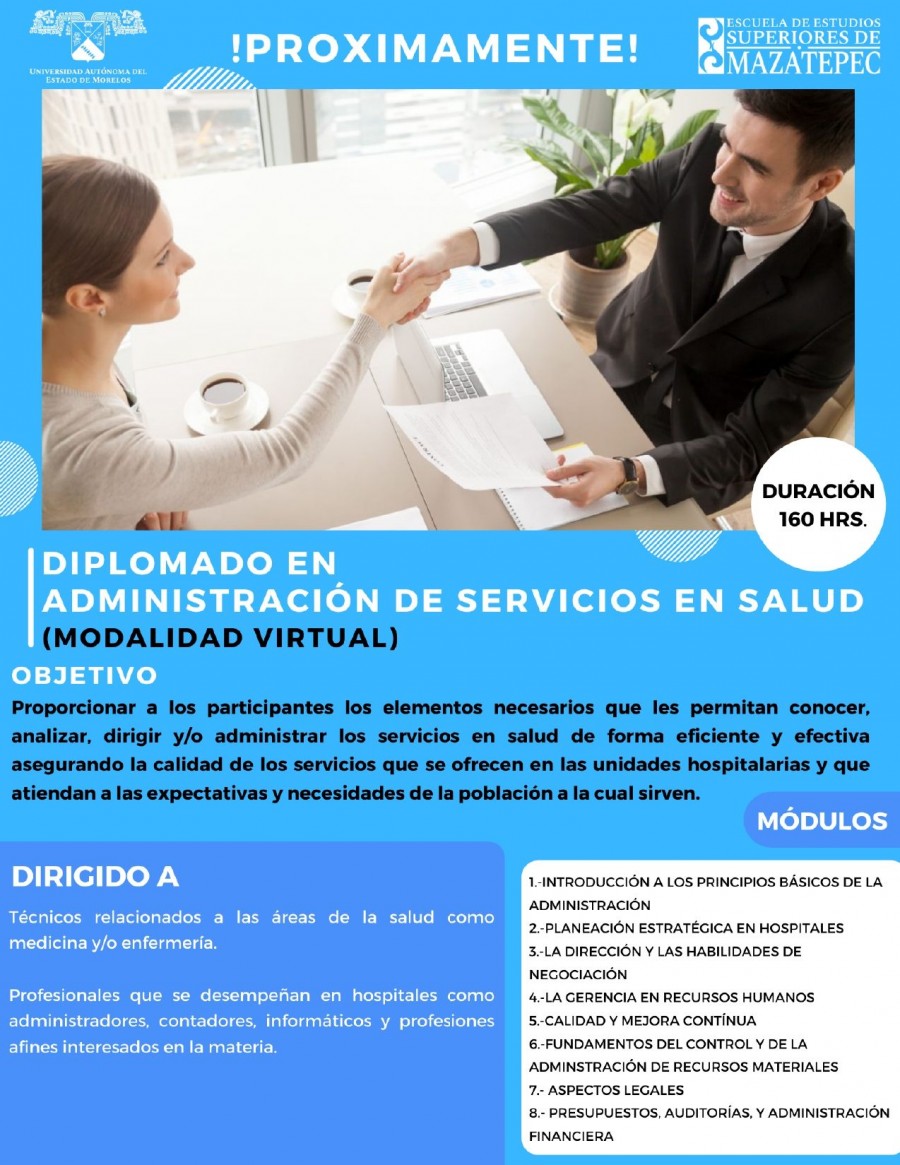 Diplomado en Administración de Servicios en Salud - Universidad ...