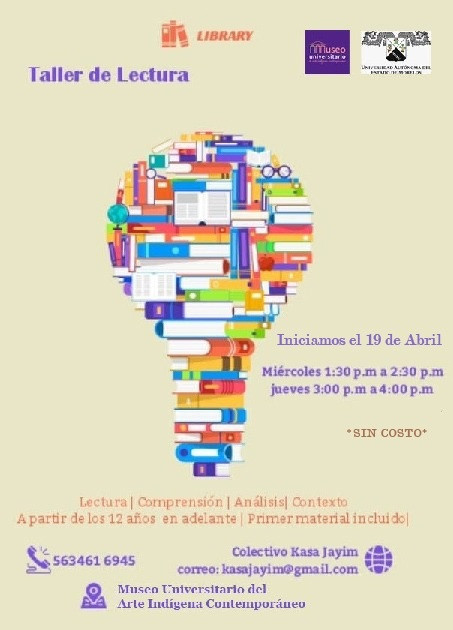 Taller de Lectura Gratuito - Universidad Autónoma del Estado de Morelos
