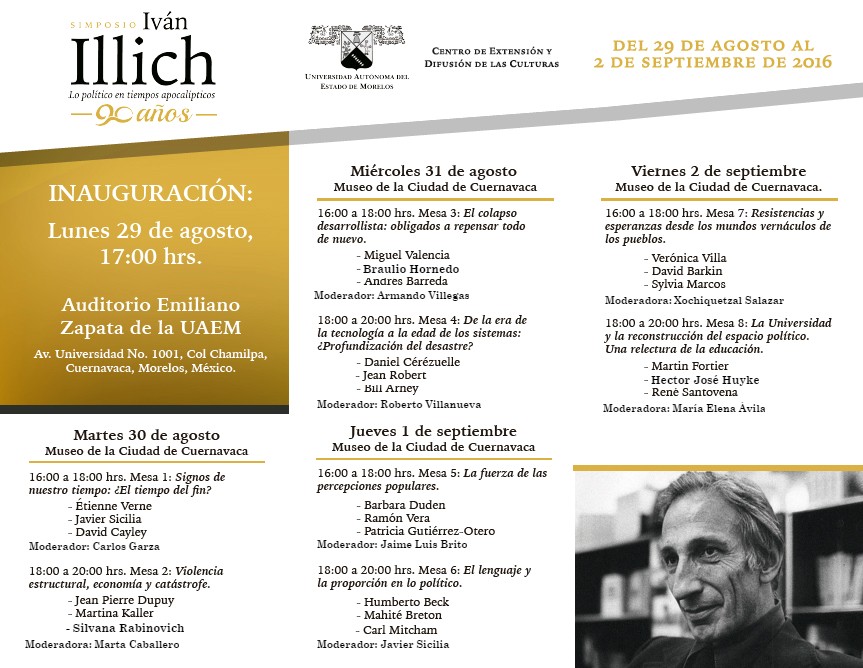 Simposio Iván Illich - Universidad Autónoma del Estado de Morelos